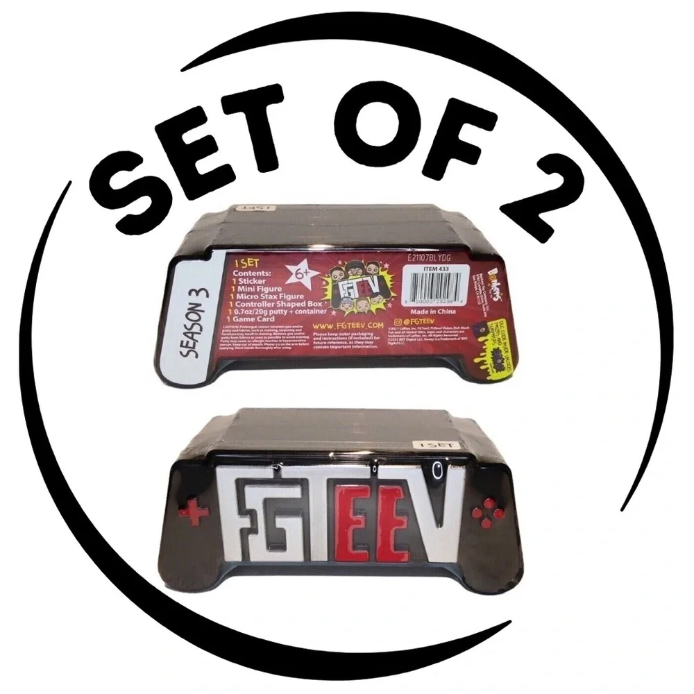 FGTEEV | Toys | Set Of 2 Fgteev Game Controller Blind Box Mystery Combo ...